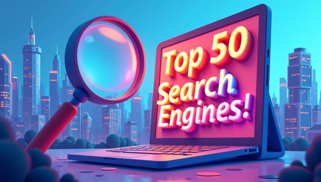 Unveiling the Digital Universe: Your Guide to the Top 50 Search Engines! 🌐 - LinkinTech